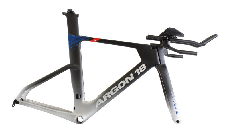 Argon 18 E-118 Tri + Disc Frameset - Black Frozen to Grey Matte 2023 ...